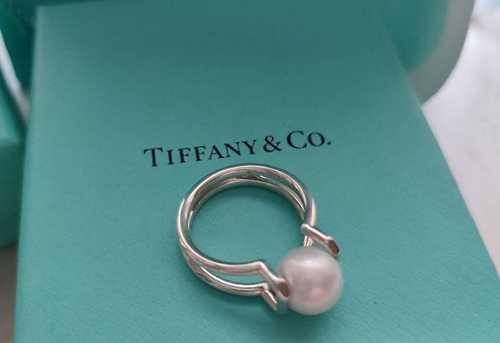 Tiffany HardWear Кольцо с жемчугом Оригинал Новое