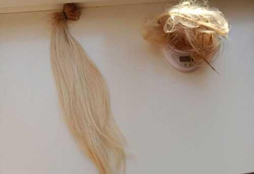 Волосы для наращивания натуральные 55 см
