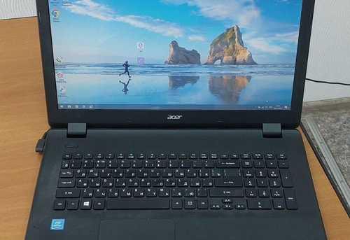 17.3" Ноутбук Acer Aspire ES1-731-P2PF черный