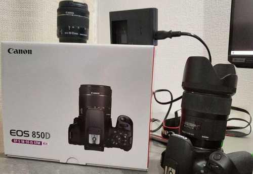 Зеркальный фотоаппарат Canon EOS 850D Kit 18-55mm