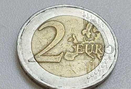 Монета 2 евро 2010 G биметалл