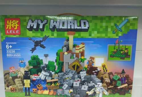 Конструктор MY world (Майнкрафт) 33230, 600 дет