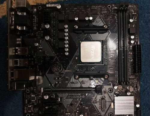 Комплект asus b450mk-prime,ryzen 7 2700