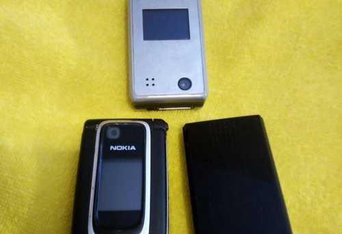 Ретро телефоны - раскладушки Nokia (три модели)
