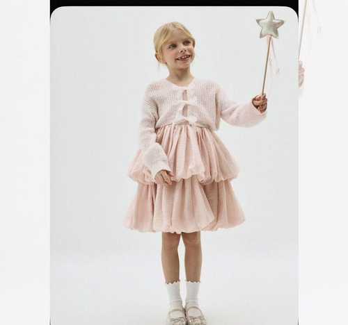 Платье и кардиган 98