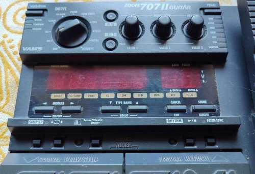Гитарный процессор zoom 707II