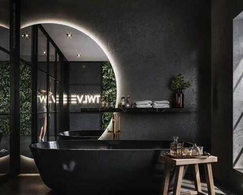 Зеркало в ванную с подсветкой полукруглое Valensia