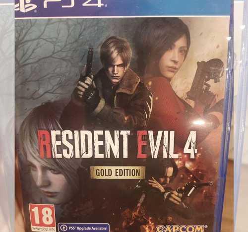 Resident evil 4 remake диск ps4