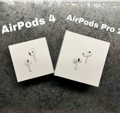 AirPods 4/Pro 2 качество 1:1 2025 года