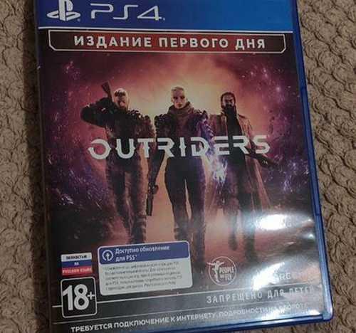 Игра для playstation ps4 Outriders