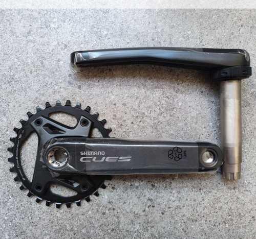 Шатуны Shimano Cues FC-U6000-1