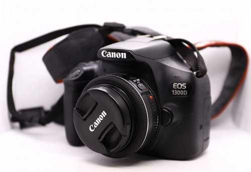 Canon 1300D + Объектив EF 40mm f/2.8 STM