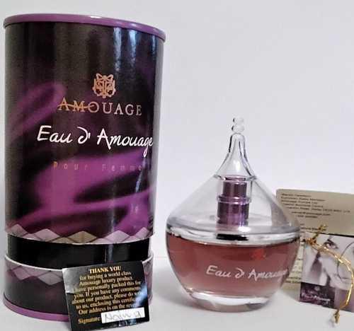 Eau d' Amouage, Amouage