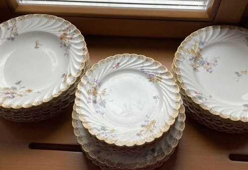 Набор антикварных тарелок Haviland Limoges