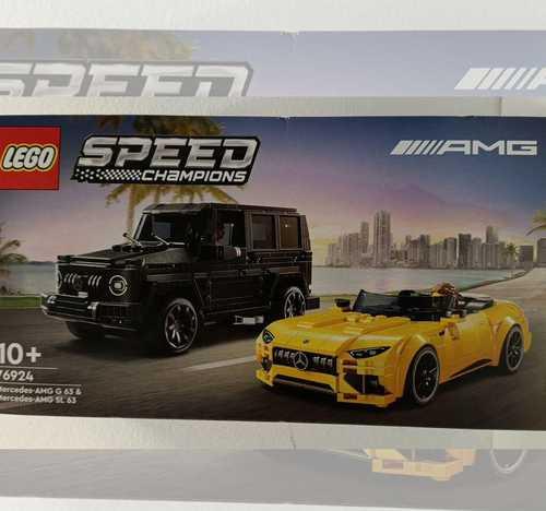 Lego Speed Champions 76924 Mercedes-AMG G63 и Merc