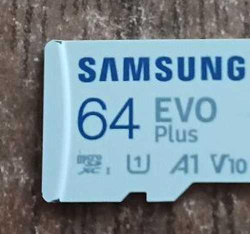 Карта памяти Micro SD samsung 64Gb