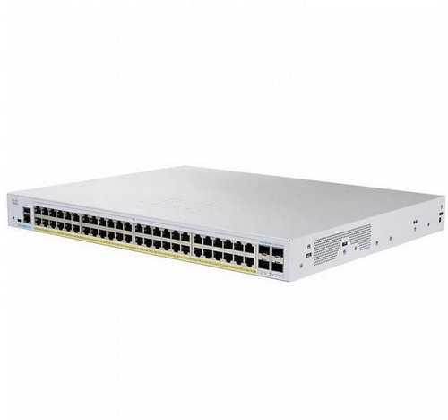 Коммутатор cisco CBS350 48x10/100/1000 PoE  ports 370W power budget, 4x 1Gb SFP uplink, 1xFan, Mount