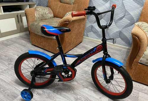 Новый детский велосипед Mustang R16