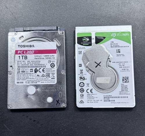 Нерабочий 2.5 HDD 1 TB Toshiba L200 Seagate ST1000