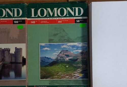 Фотобумага для струйного принтера lomond
