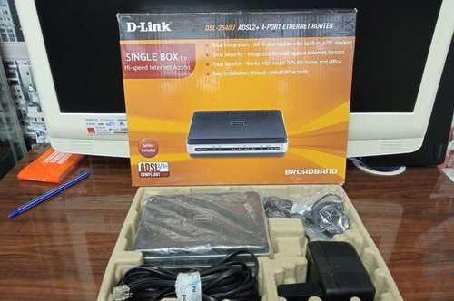 D-link DSL-254OU adsl2+4port ethernet router