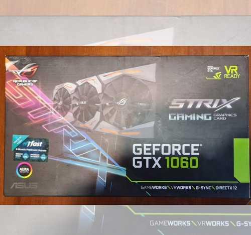 Видеокарта gtx 1060 6gb asus