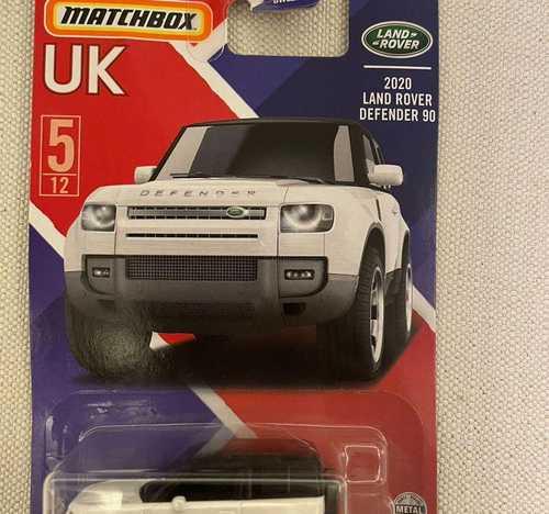 Matchbox серия UK. Land Rover Defender 90