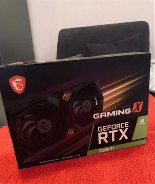 Видеокарта MSI RTX 3060ti gaming x