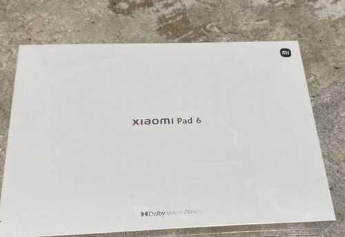Планшет xiaomi pad 6/128Gb чёрный Wi-Fi (новый)