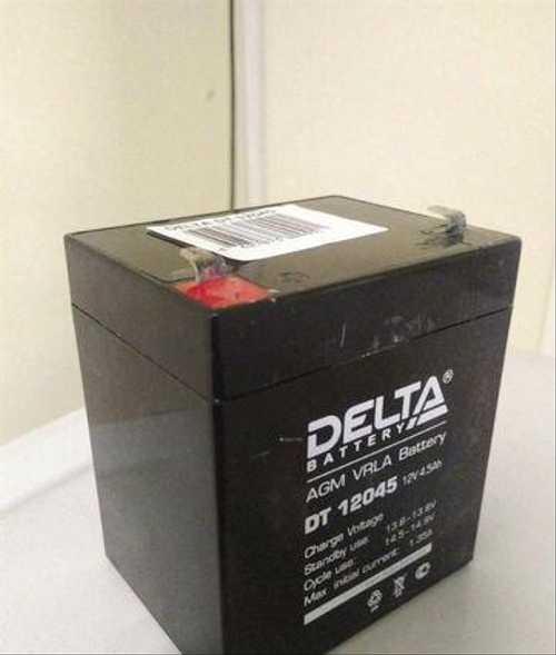 Аккумулятор Delta 4.5ач 12В 12045