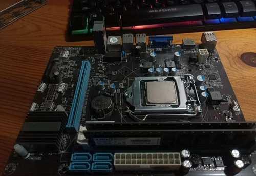 Esonic H61FEL-U+AMD DDR3 4Gb 1333MHz+Процессор