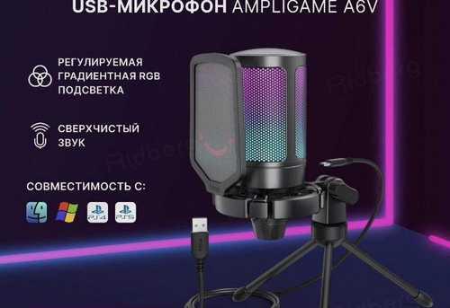 Микрофон fifine AmpliGame A6V черный