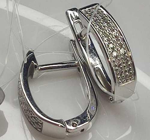 Новые серьги с биркой