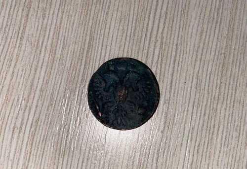 Монета полушка 1735 года