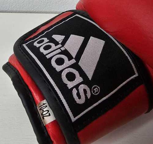 Боксерские перчатки Adidas кожа 10oz