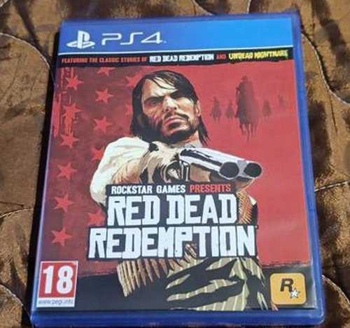 Red dead redemption 1 ps4 диск