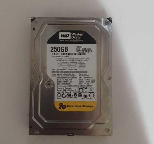 Жесткий диск Western Digital 250гб
