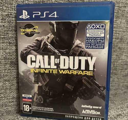 Call of duty infiniti warfare ps4 диск