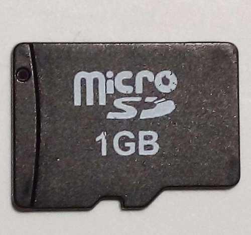 Карта памяти MicroSD 1gb
