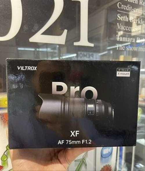 Объектив Viltrox AF 75/1.2 XF для Fujifilm x-mount