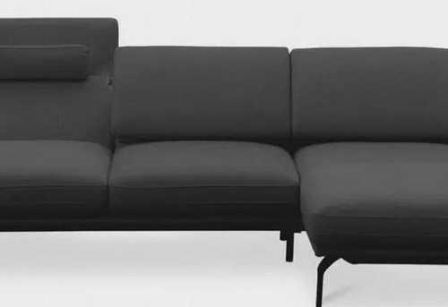 Кожаный диван с оттоманкой Рузвельт дизайн 5
