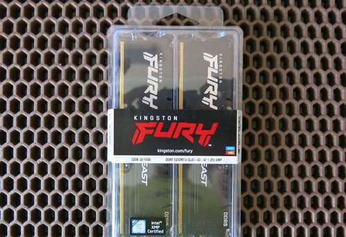 DDR5 32Gb (2x16) 5200MHz Kingston Fury Beast новая