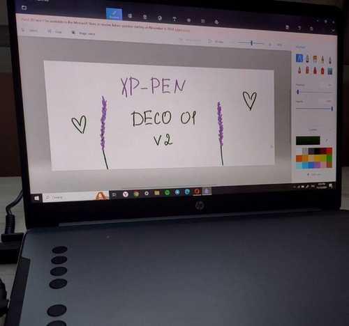 Графический планшет xp pen deco 01 v2