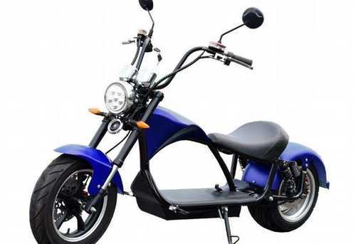 Электроскутер Citycoco Harley Chopper 2000W (синий