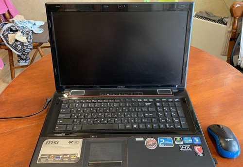 17.3" MSI GE70 0ND, 750 ГБ, Core i5-3210M, RAM 8 ГБ, GeForce GTX 660M 2 ГБ