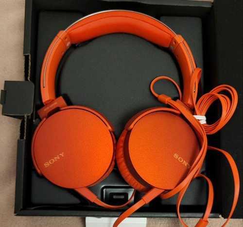 Беспроводные наушники Sony mdr-xb550