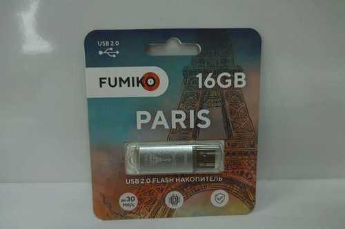 Флешка fumiko paris 16GB серебристая USB 2.0