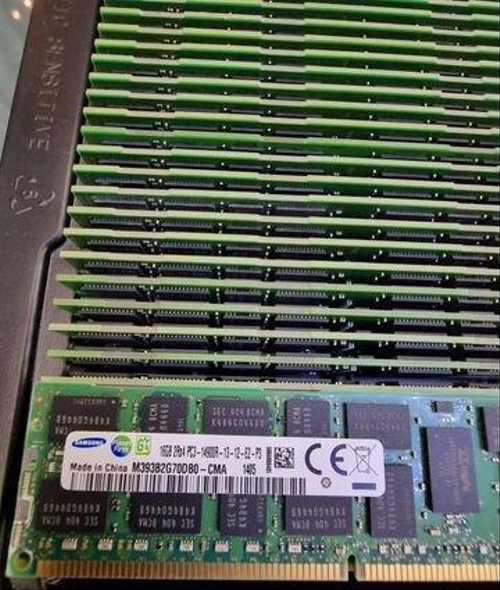 80шт DDR3 16Gb Samsung 1866 14900 ECC