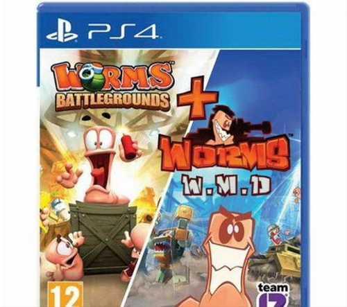 Worms Battlegrounds + Worms W.M.D (PS4)