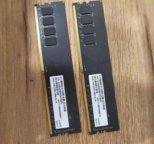 Оперативная память ddr4 16gb 2666 apaccer